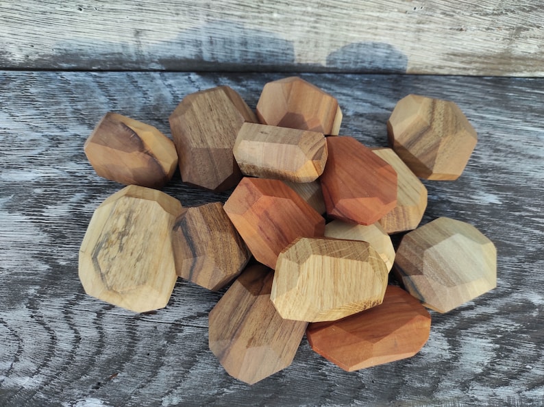 Balance Blocks Wood Blocks Set Baby Building Block Set | Etsy