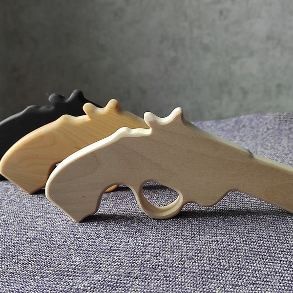 Wooden Revolver - Etsy