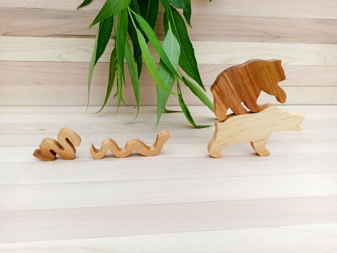 Forest Animals Figures 12pcs Woodland Creatures Figurines | Etsy