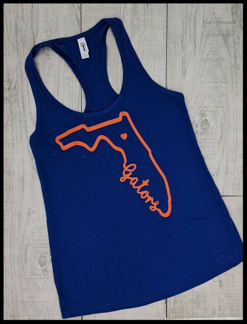 Gators Tank. UF Tank University of Florida Tank Tank Top - Etsy