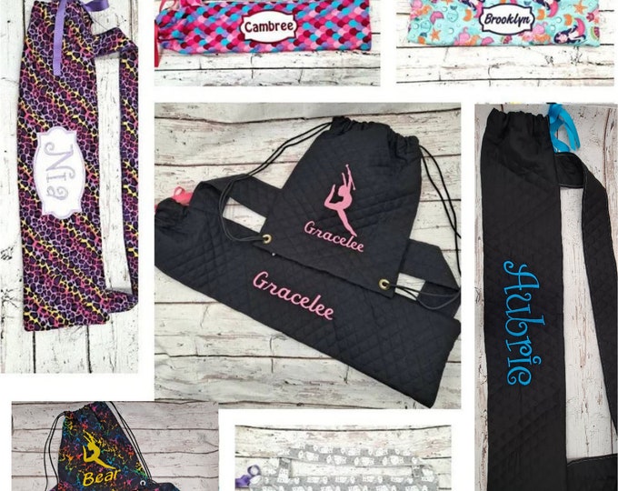 Personalized Baton Bag | Personalized Drawstring Backpack | Embroidery ...