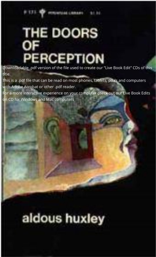 The Doors Of Perception First Edition
