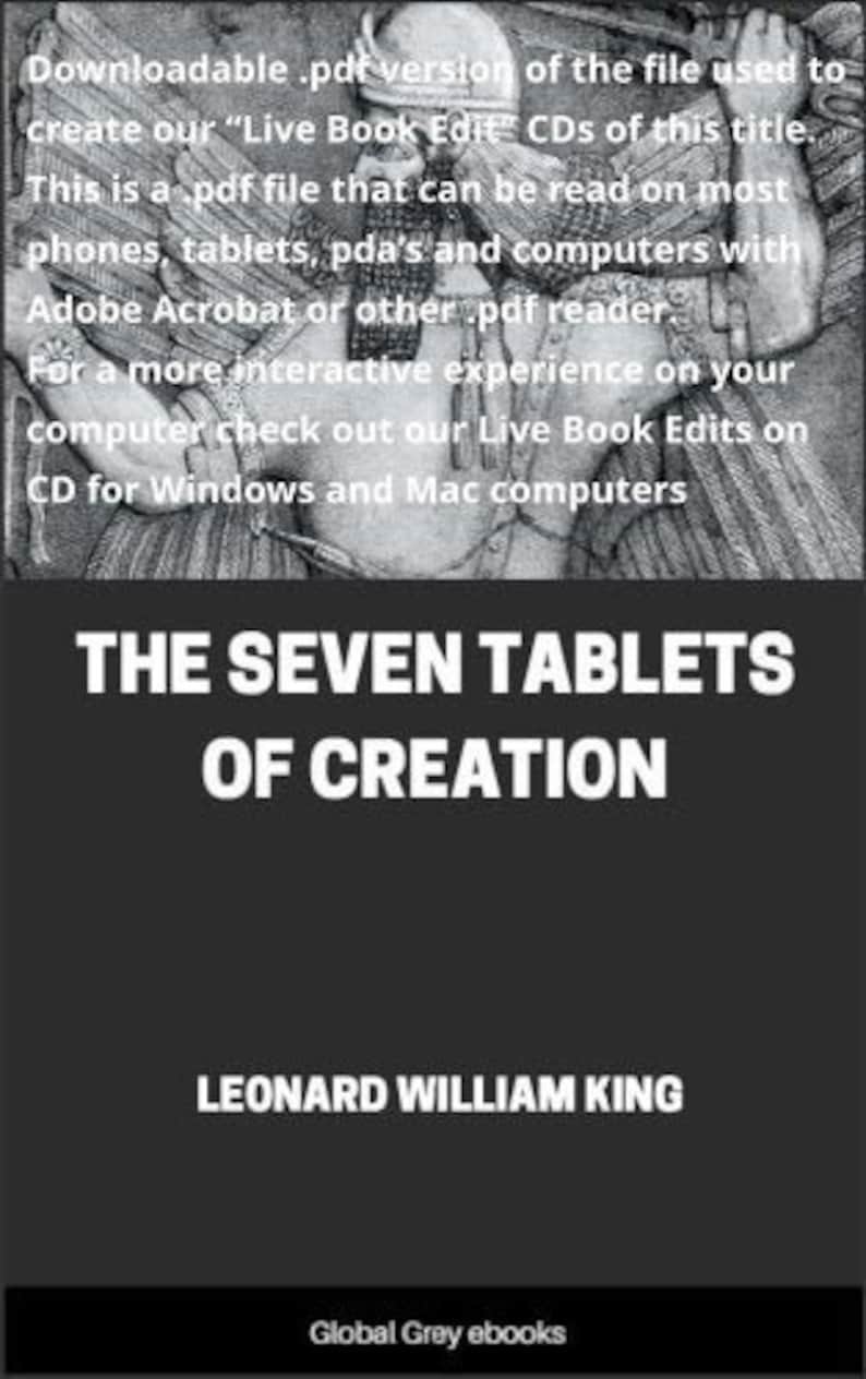 The Seven Tablets of Creation (downloadable .pdf) - Etsy