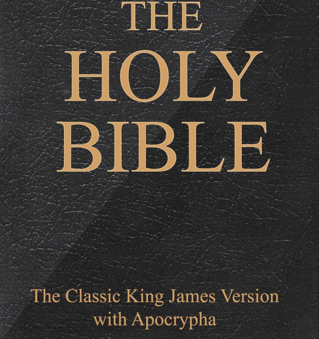 Holy Bible W/ Apocrypha (downloadable Pdf) - Etsy