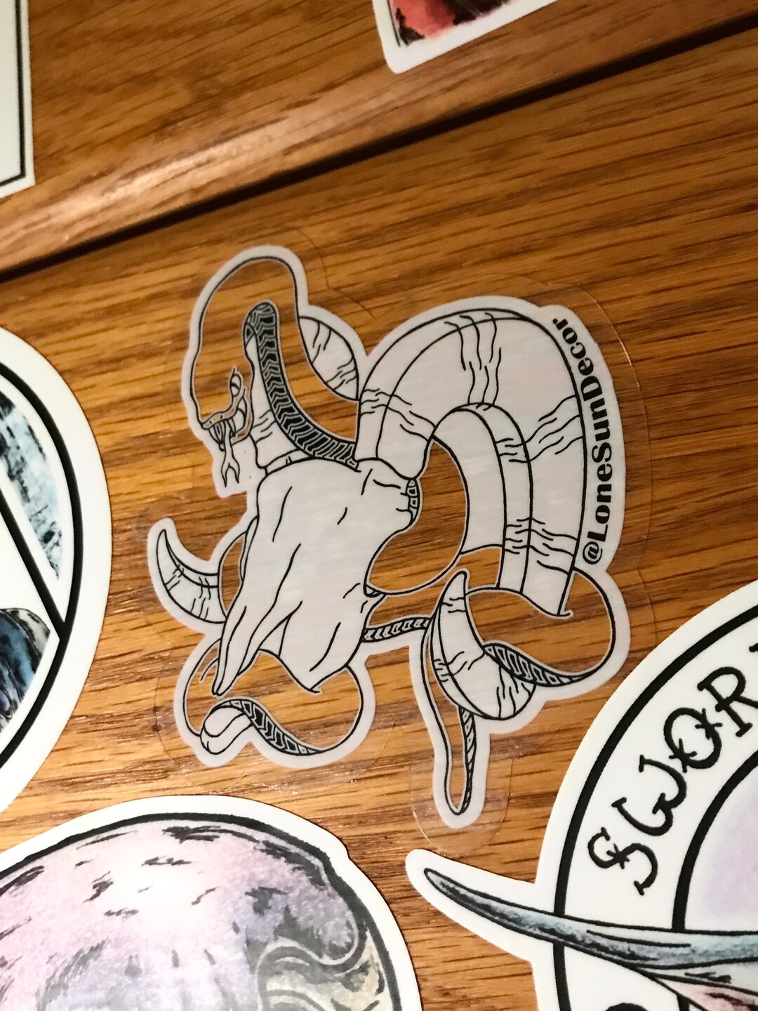 Ram Skull - Sticker - Etsy