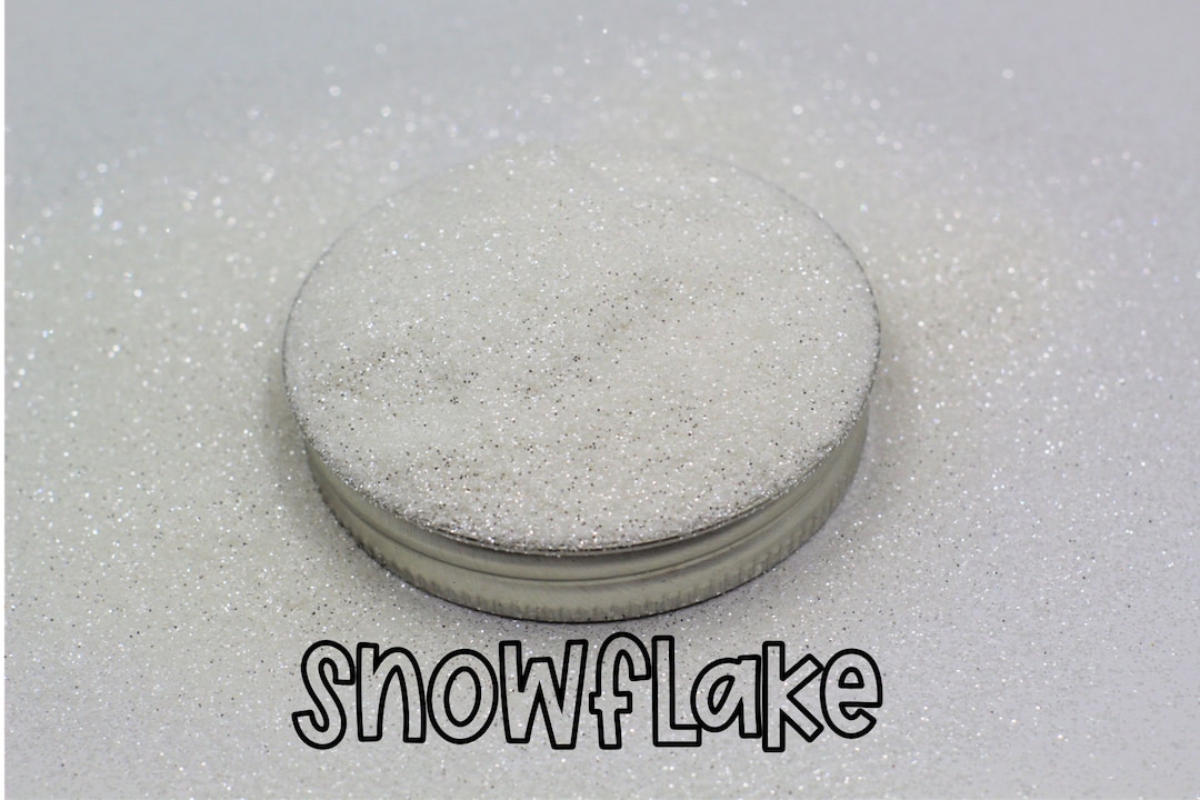 Snowflake White Glitter/ Ultra Fine Polyester Glitter/ 2 Oz - Etsy