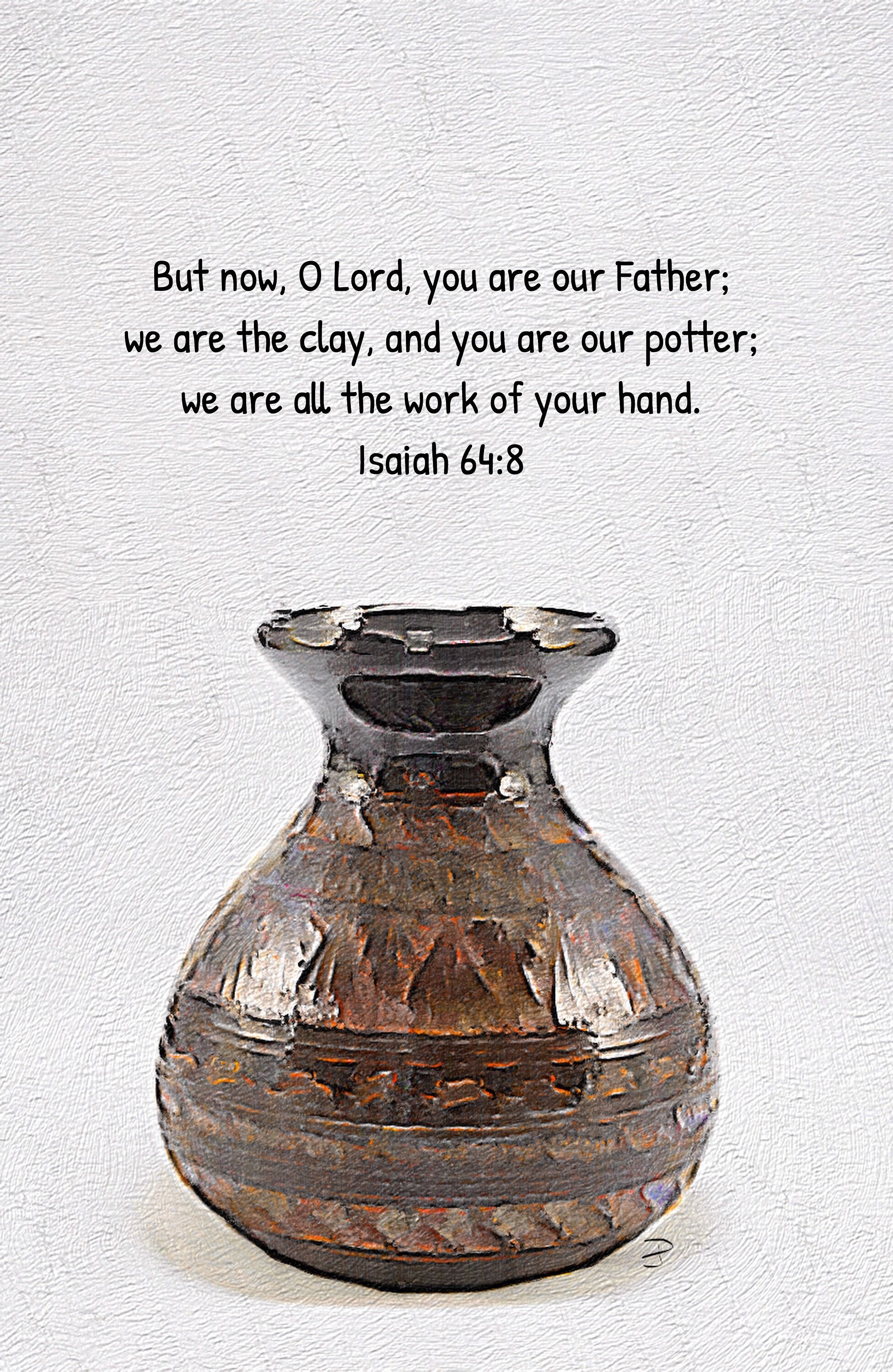 Pottery Isaiah 64:8 - Printable Wall Art - Digital Instant Download - Etsy