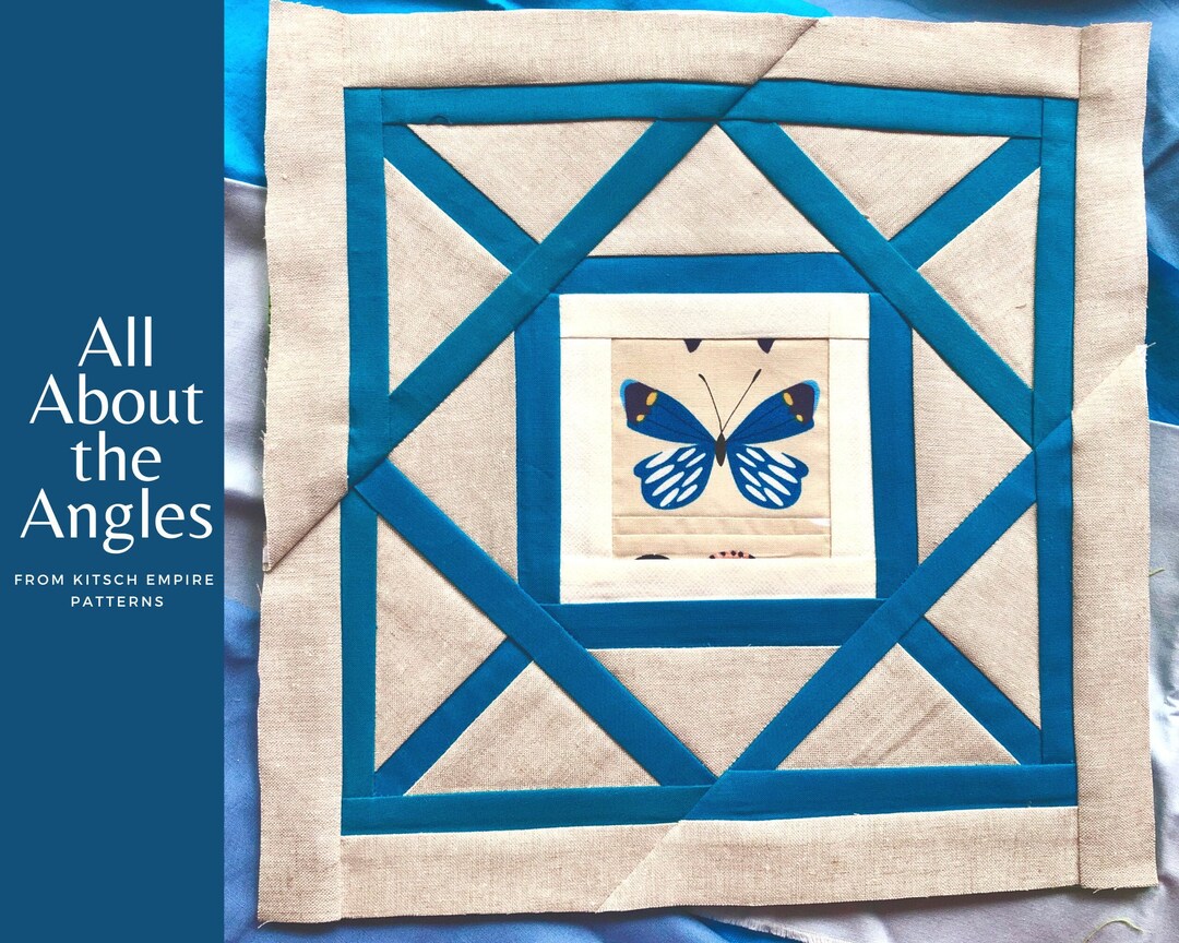 All About the Angles Frame Paper Pieced Quilt Block Pattern - Etsy