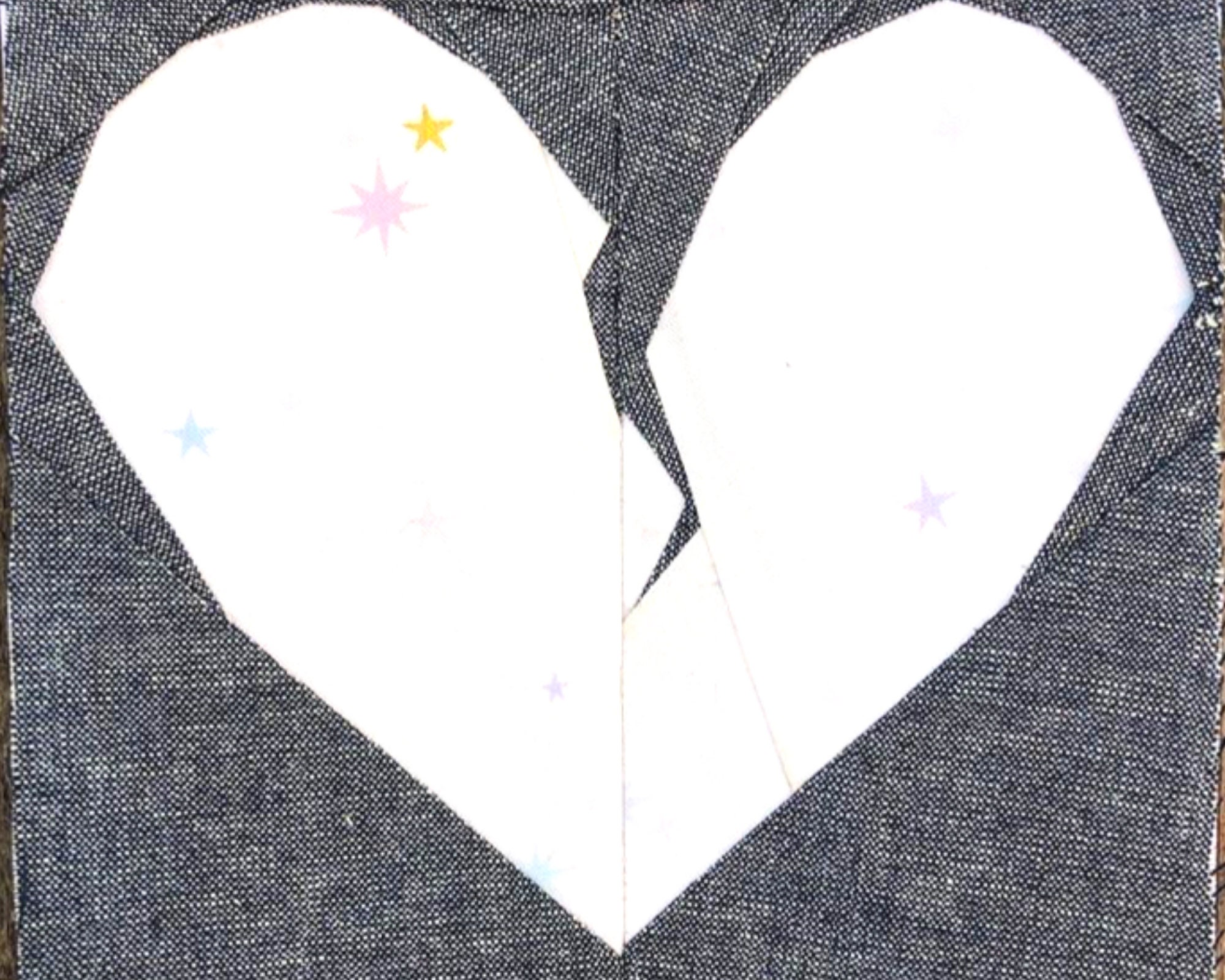 Hopeful Hearts Paper Pieced Quilt Pattern - Etsy