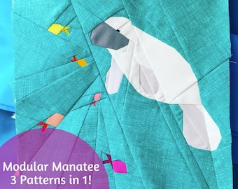Manatee Quilt Pattern - Etsy