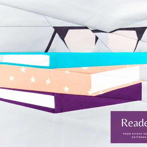 Bookshelf Paper Pieced Quilt Block Pattern - Etsy