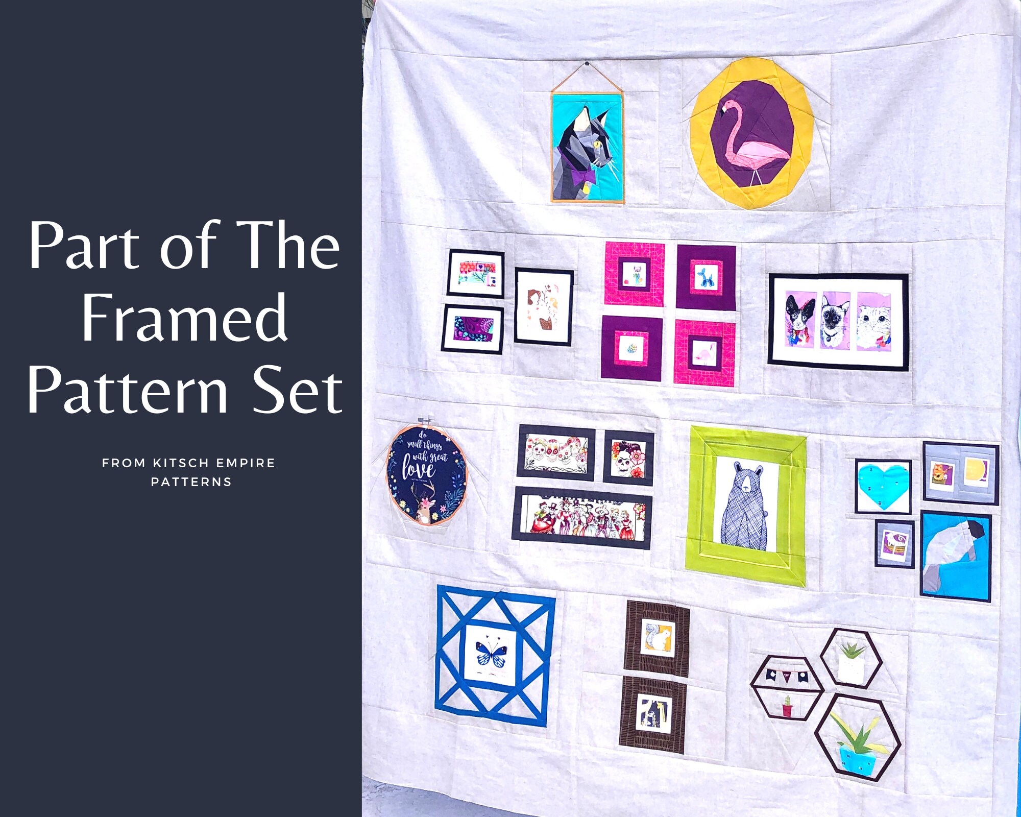 In the Round Frame Paper Pieced Quilt Block Pattern - Etsy