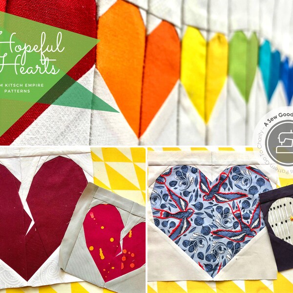 Pieced Paper Heart Quilting Pattern - Etsy