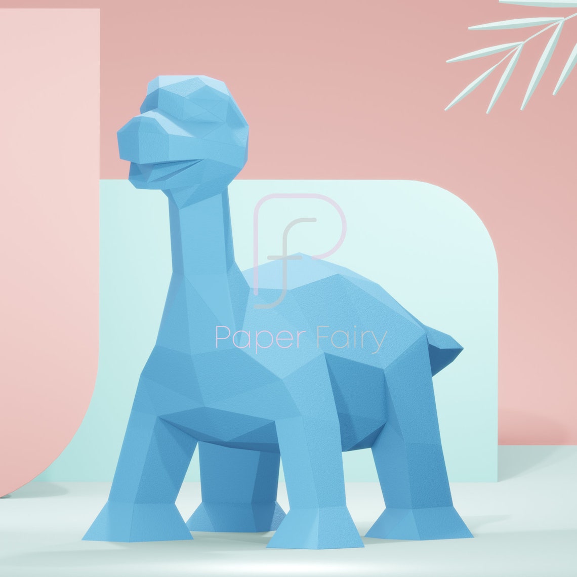 Low Poly Baby Dinosaur Littlefoot 3d Papercraft Sculpture3d - Etsy