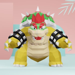 Epic Bowser & Kart Papercraft Bundle - Ultimate Villain Craft Template ...
