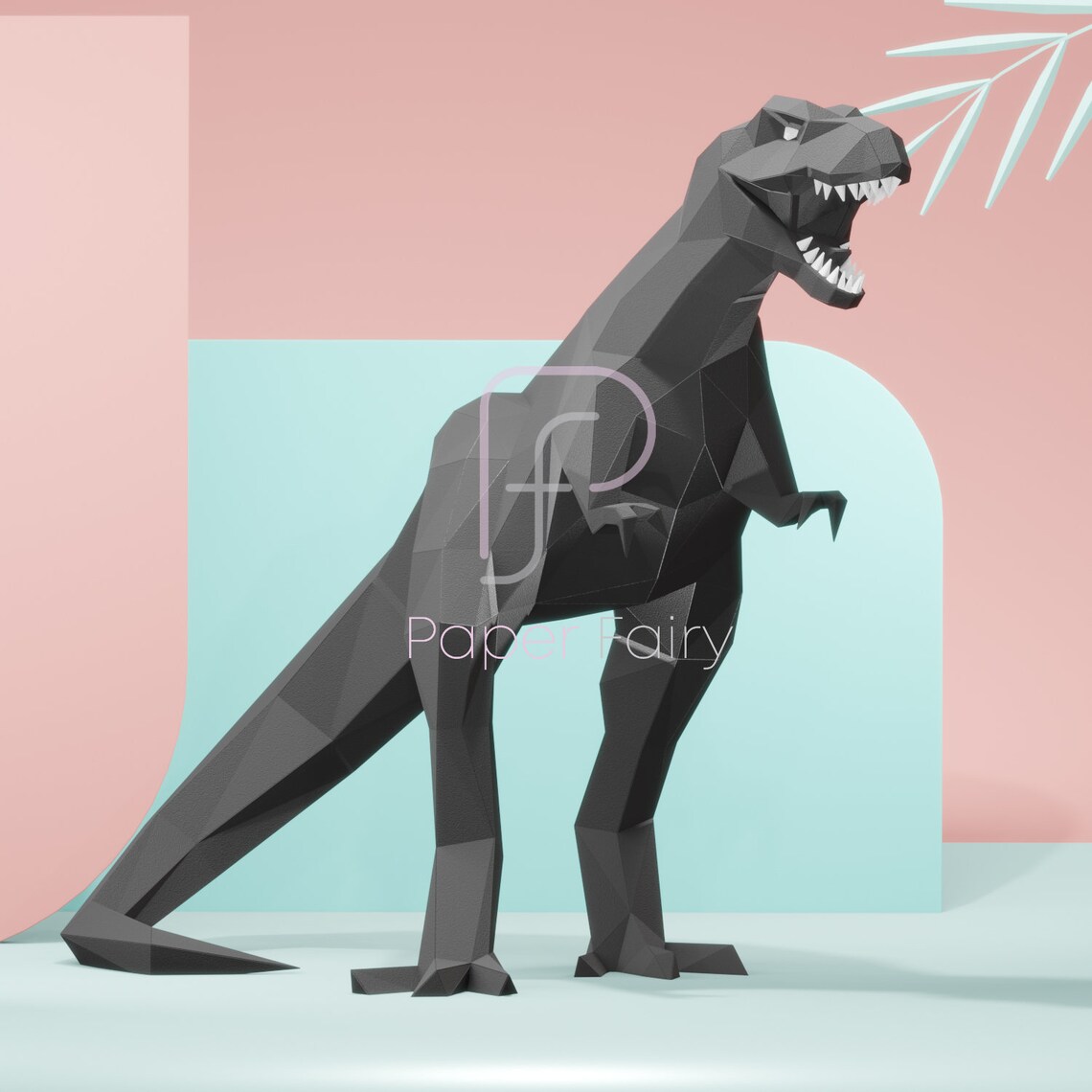 Low Poly T Rex 3d Papercraft Sculpturetyrannosaurus Dinosaur - Etsy
