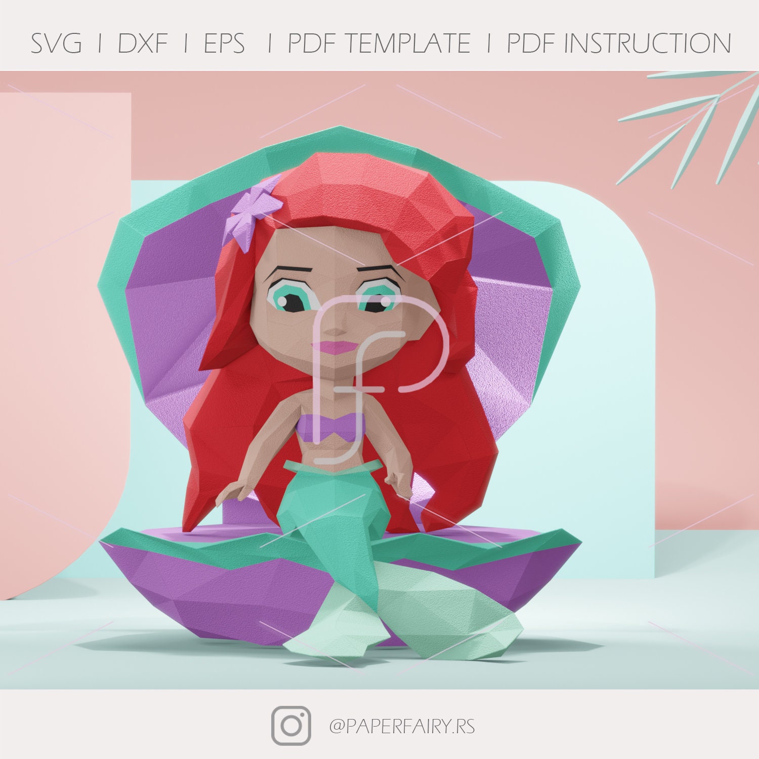 Low Poly Princess Svg - Etsy