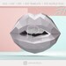 3D Papercraft Lips Template Low Poly Pucker up Lips Wall Art - Etsy Canada