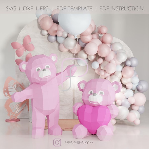 Bear Papercraft - Etsy