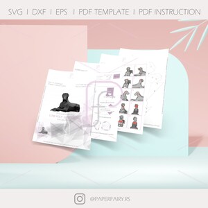 Low Poly Great Dane,3d Papercraft, Dog Papercraft, Template, Papercraft ...