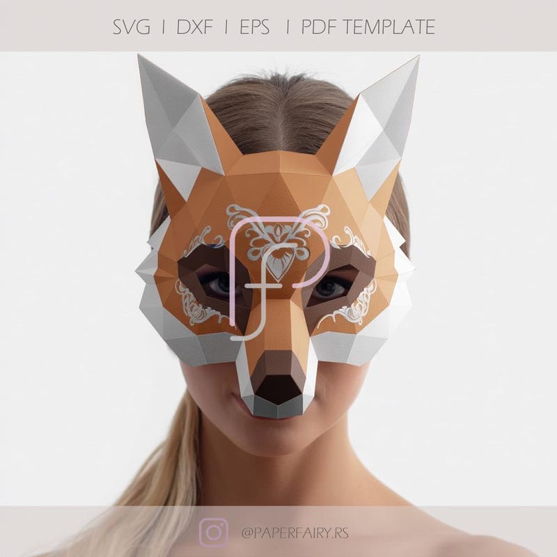 Therian Mask Paper Patterns - Etsy