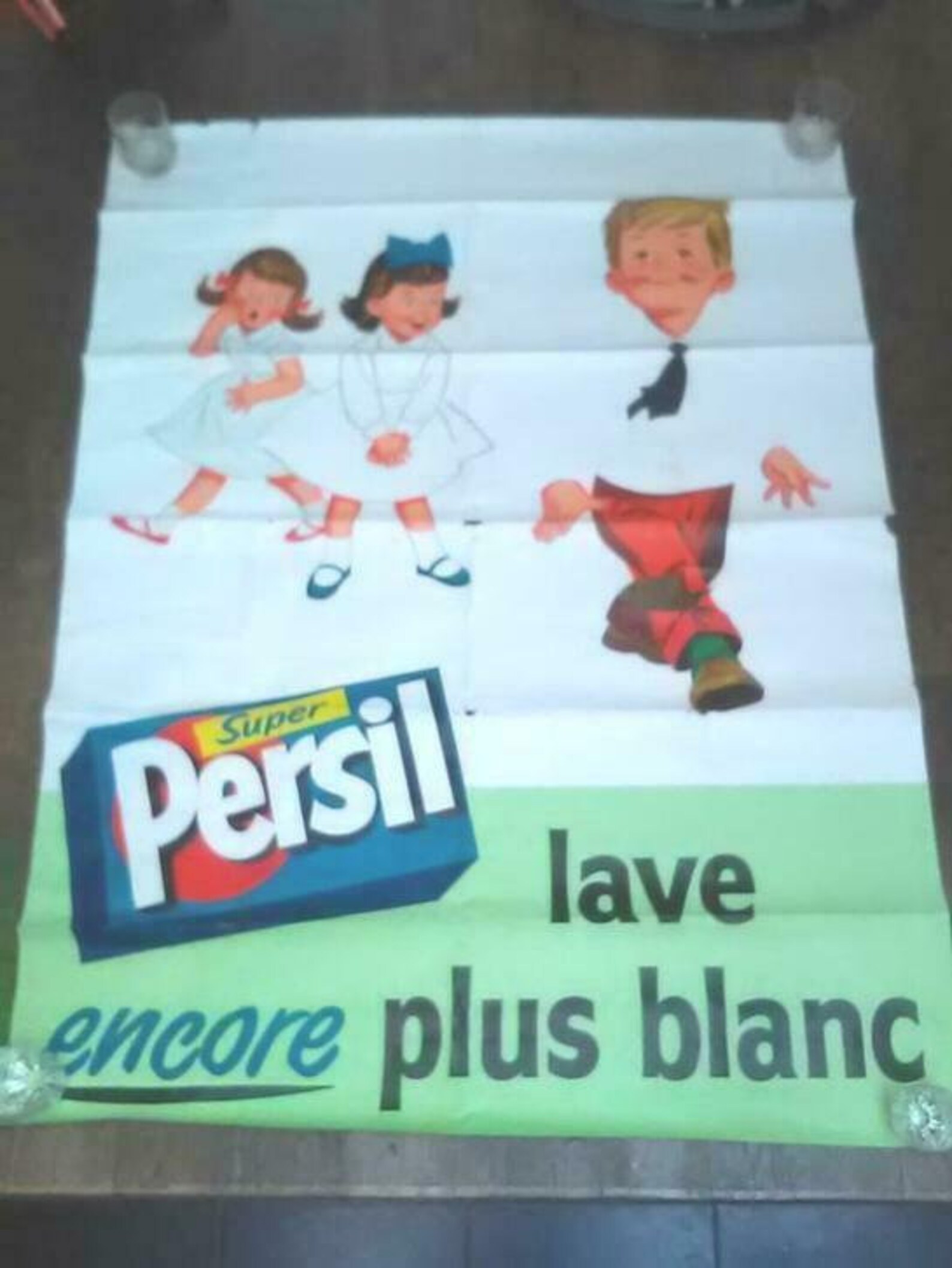 Vintage Poster Persil 'lave Encore Plus Blanc' 1959 - Etsy