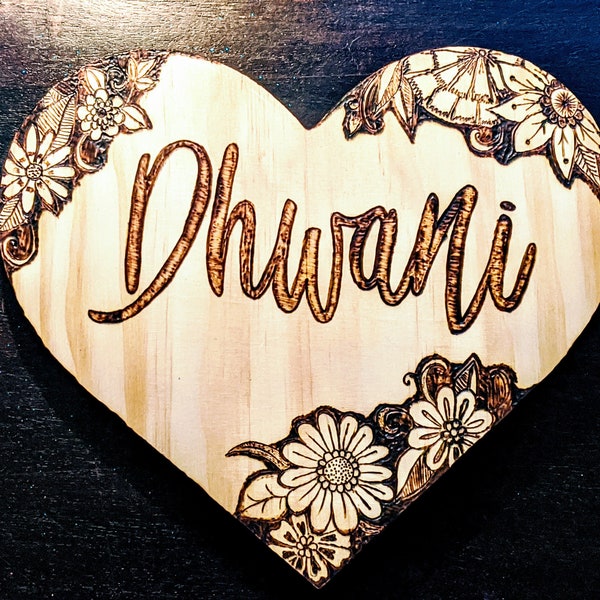 Wood Burned Plaque - Etsy