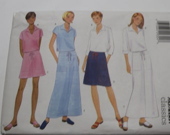 Butterick 3654 Misses Bias Cut Skirt Sewing Pattern UNCUT Plus Size 14 ...