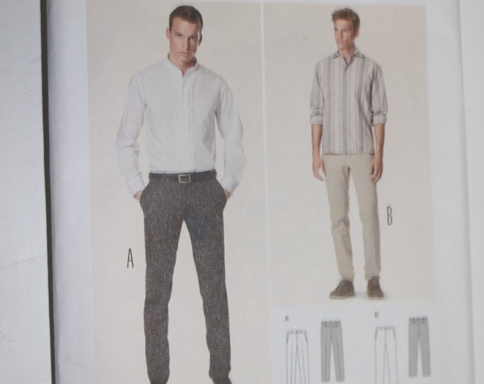 Burda 6933 Mens Pants Sewing Pattern - UNCUT - Size 34 36 38 40 42 44 ...