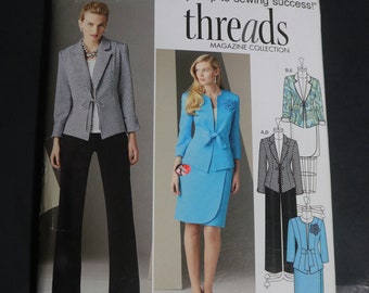 Simplicity S2229 Misses' Threads Magazine Pattern Jacket - Etsy