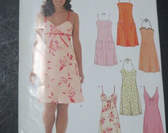 Uncut New Look Sewing Pattern 6808 for Misses Tops With 6 Variations ...
