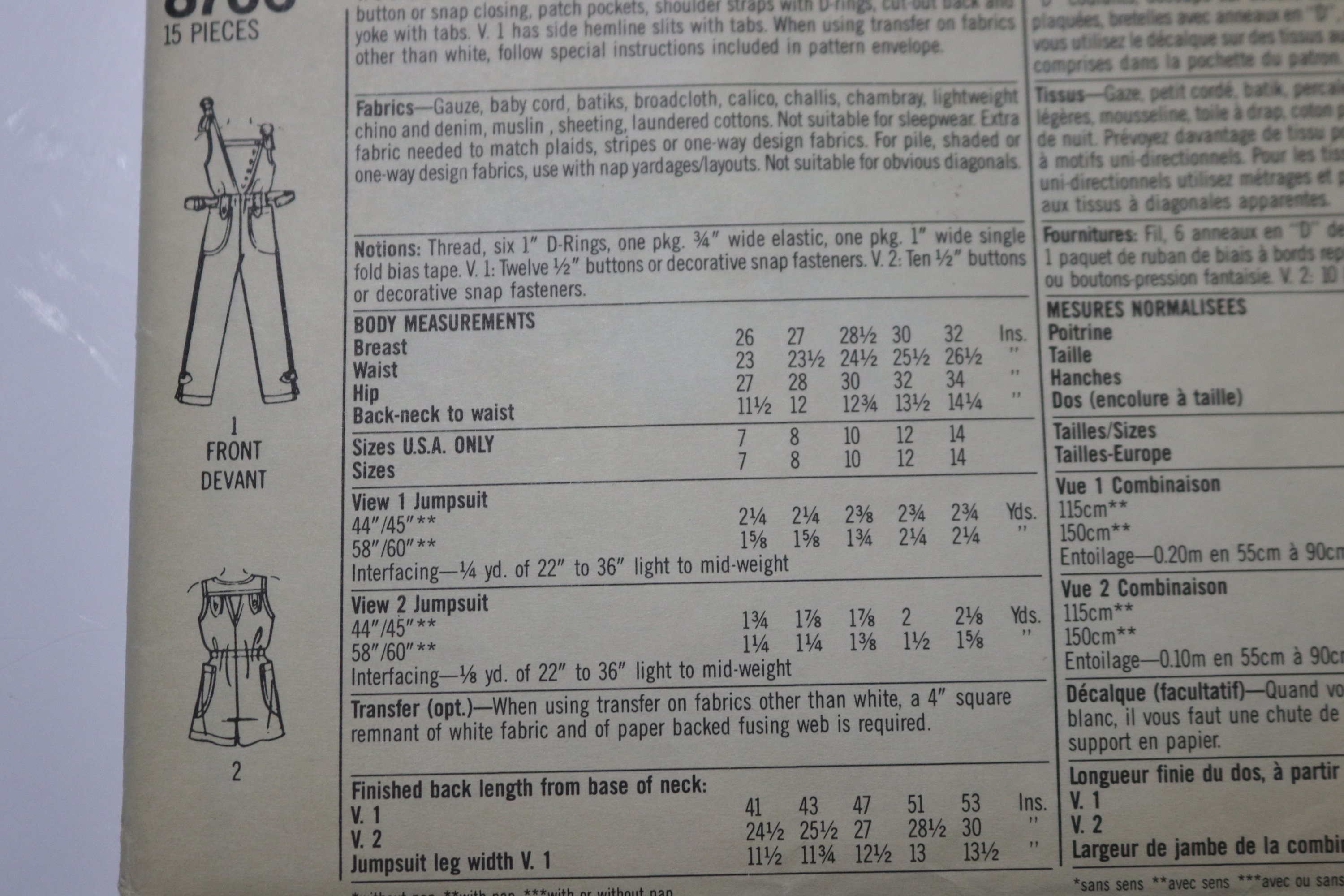 Simplicity 8706 Girls Safari Adventure Club Jumpsuit in Two | Etsy