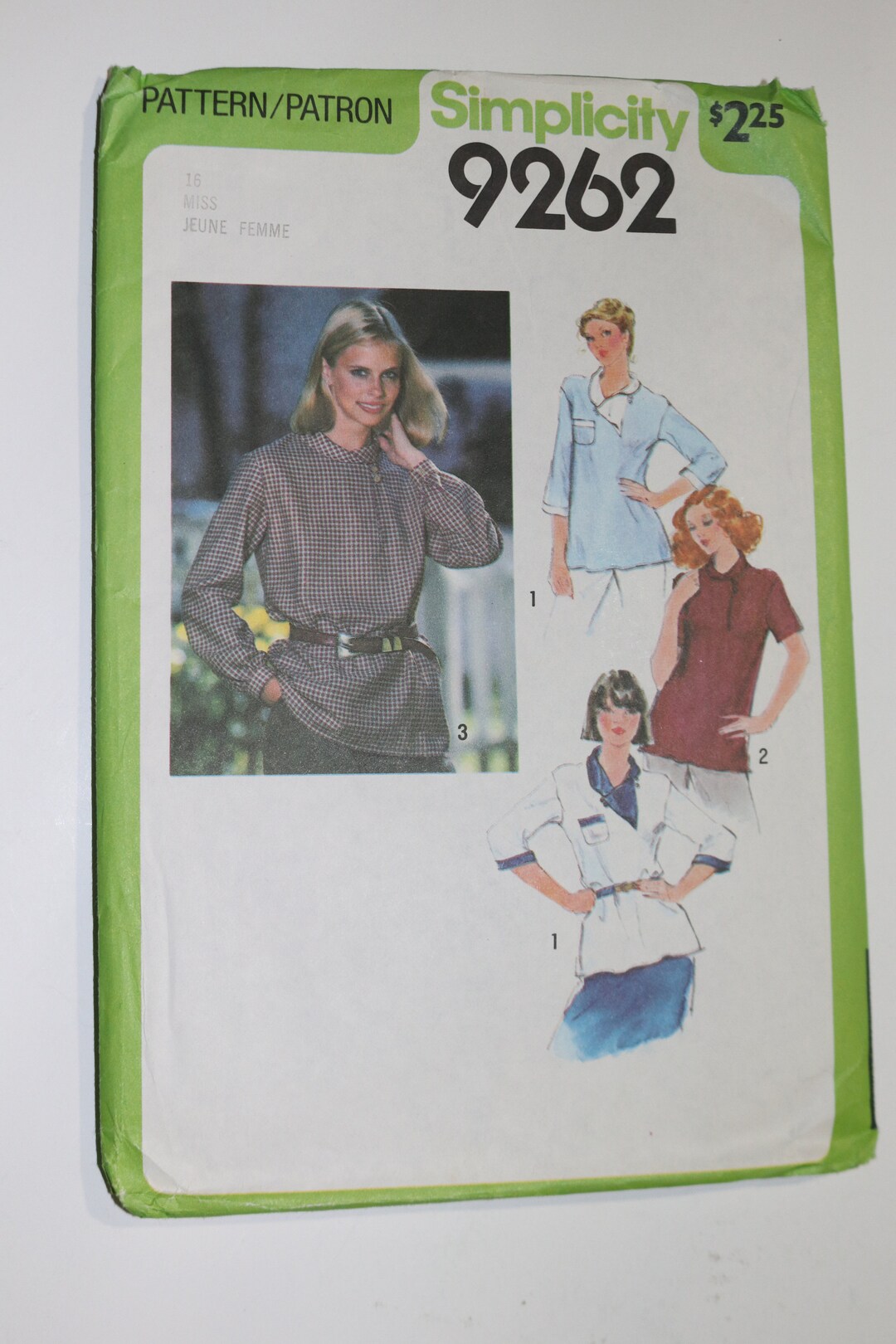 Simplicity 9262 Misses Pullover Top Sewing Pattern UNCUT Size 6 - Etsy