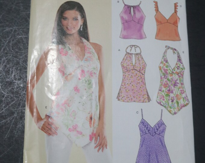 New Look 6486 Misses Tops Sewing Pattern UNCUT Size 8 18 - Etsy