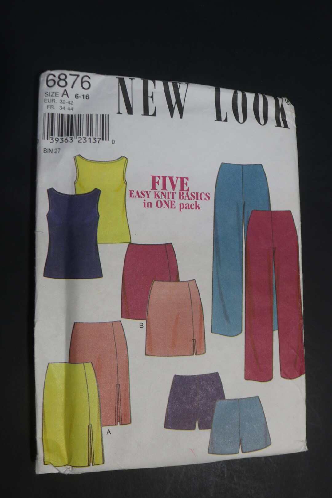 New Look 6876 Misses Top Skirt Pants or Shorts Sewing Pattern UNCUT ...