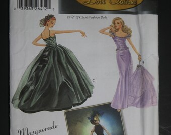 Simplicity Doll Clothes Pattern 5709 Couturier Doll Clothes for 15 1/2 ...