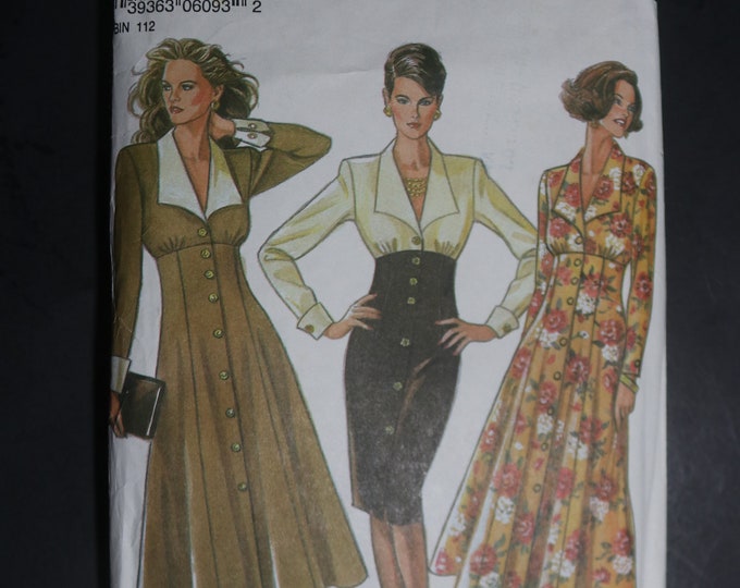 New Look 6093 Misses Dress Sewing Pattern UNCUT Size 8 18 - Etsy