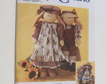 Simplicity Rag Doll Pattern | Etsy