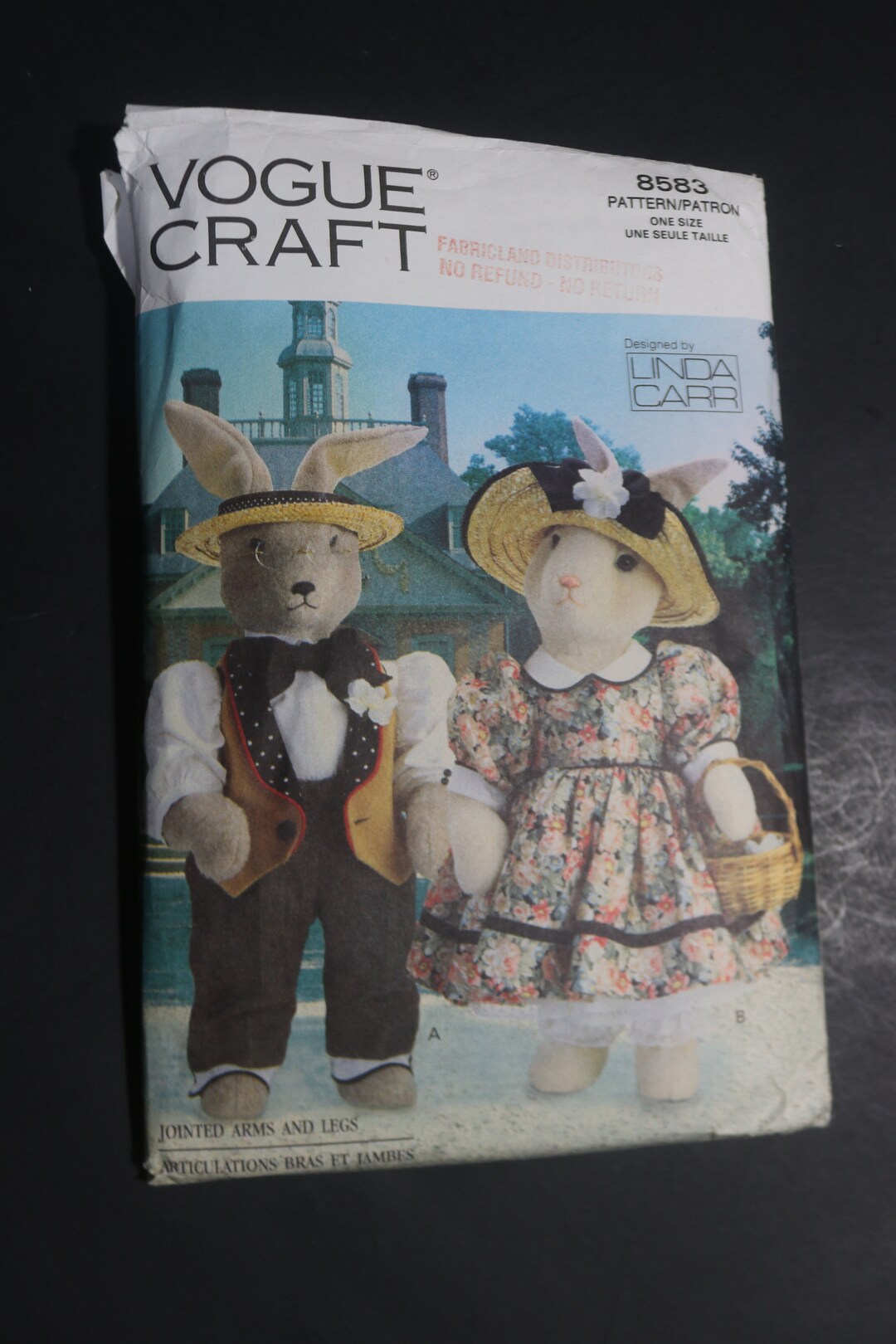 Vogue 8583 Linda Carr Rabbits Sewing Pattern UNCUT - Etsy