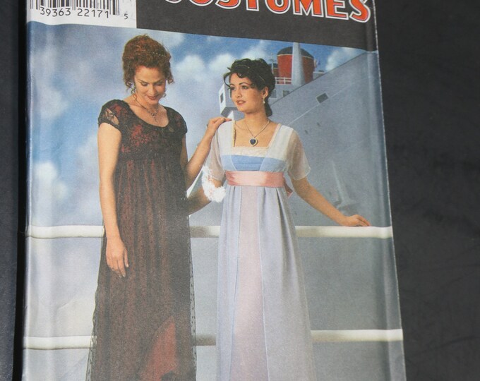Simplicity 8399 1920s Rose Titanic Gown Costume Sewing Pattern UNCUT ...