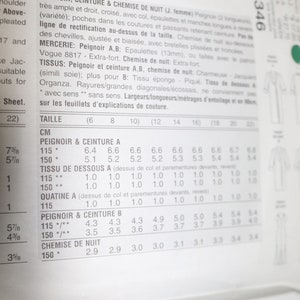 Vogue 9346 Robe Belt and Nightgown Sewing Pattern UNCUT Size 6 8 10 - Etsy