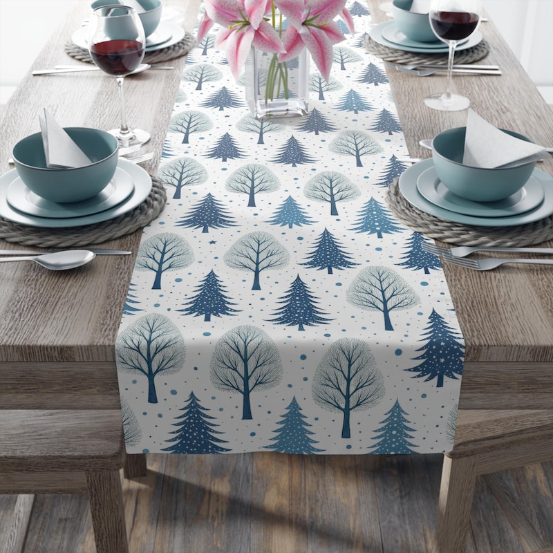 Winter Pine Table Linens - Etsy
