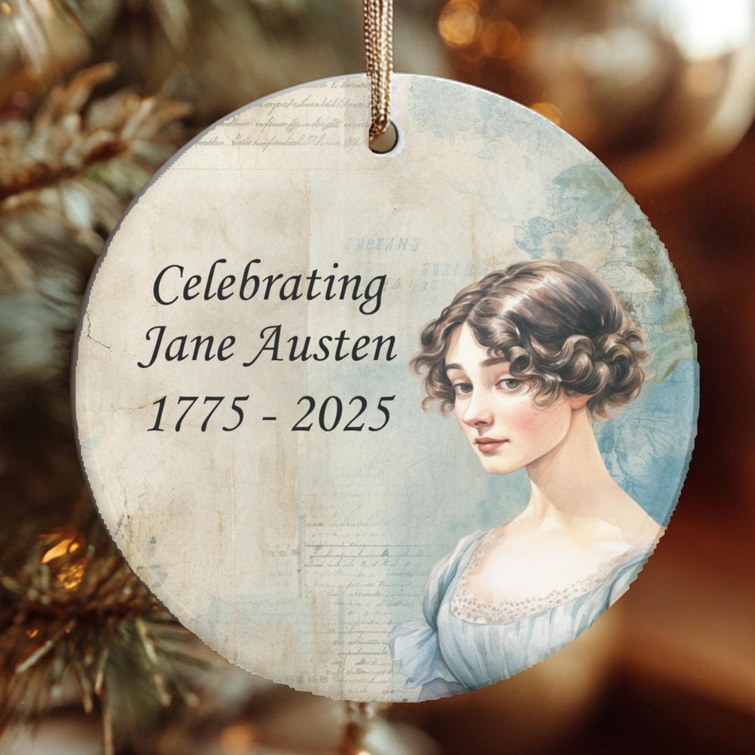 Jane Austen 250th Anniversary Ornament: Elizabeth Bennet Keepsake - Etsy
