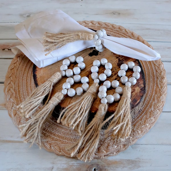 Beaded Napkin Ring - Etsy