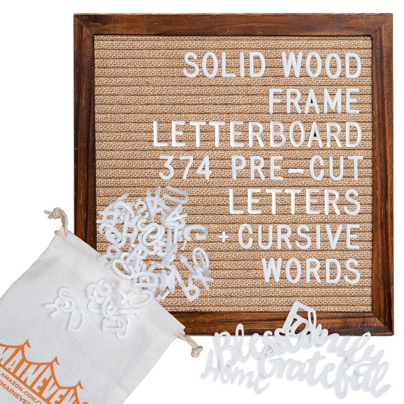 Burlap Letters - Etsy