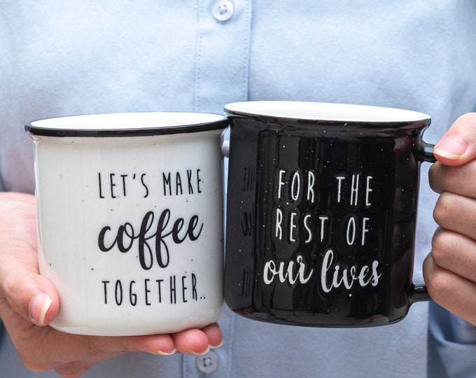 Engagement Gift, Gift for Couple, Congratulations Gift, Mr and Mrs Mug ...