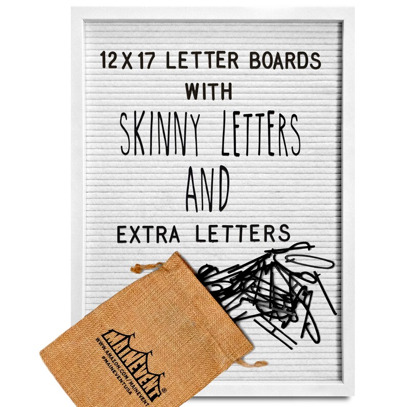 Skinny Felt Board Letters 12x17 Felt Letter Board Baby - Etsy