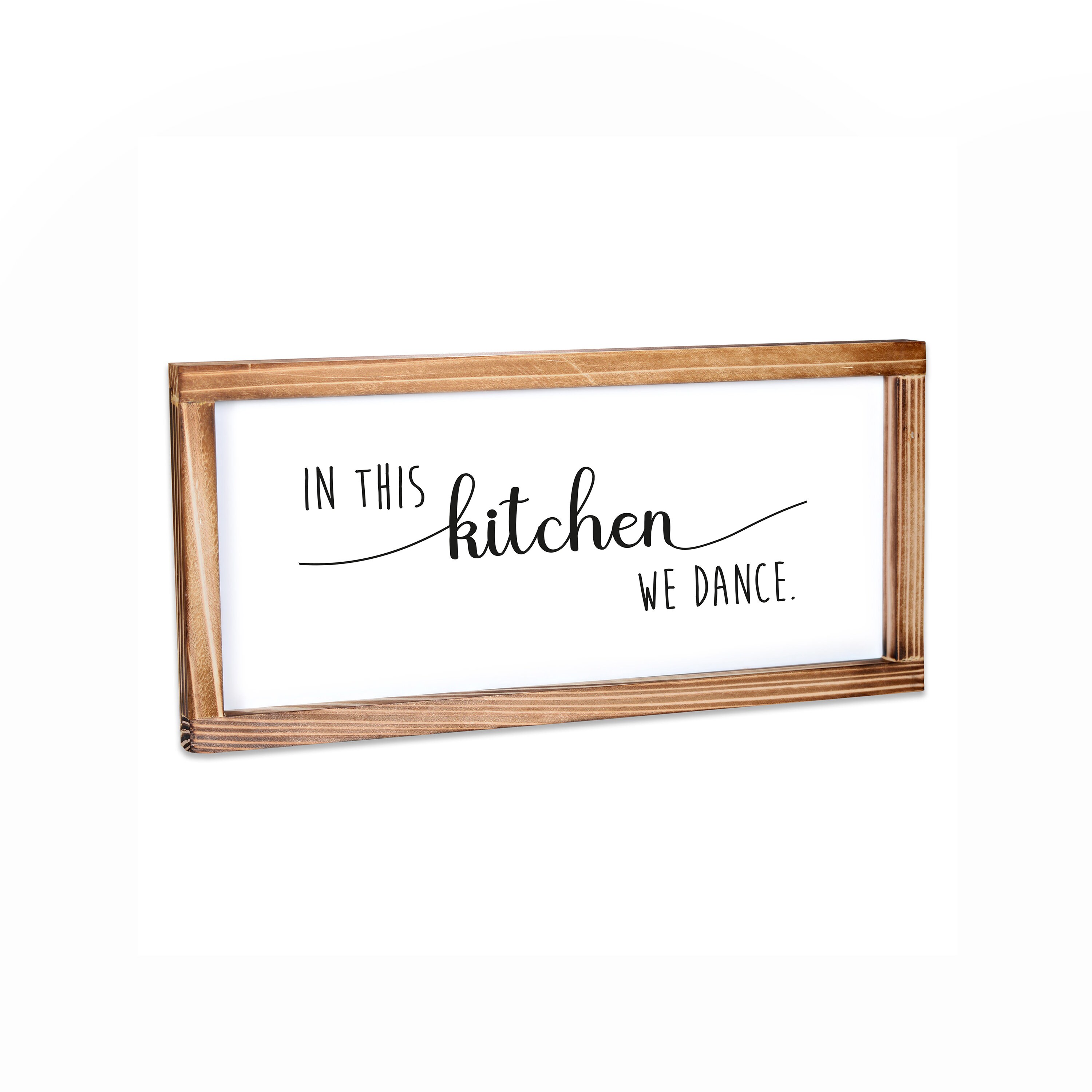 In This Kitchen We Dance Sign Rustic Kitchen Sign Modern | Etsy