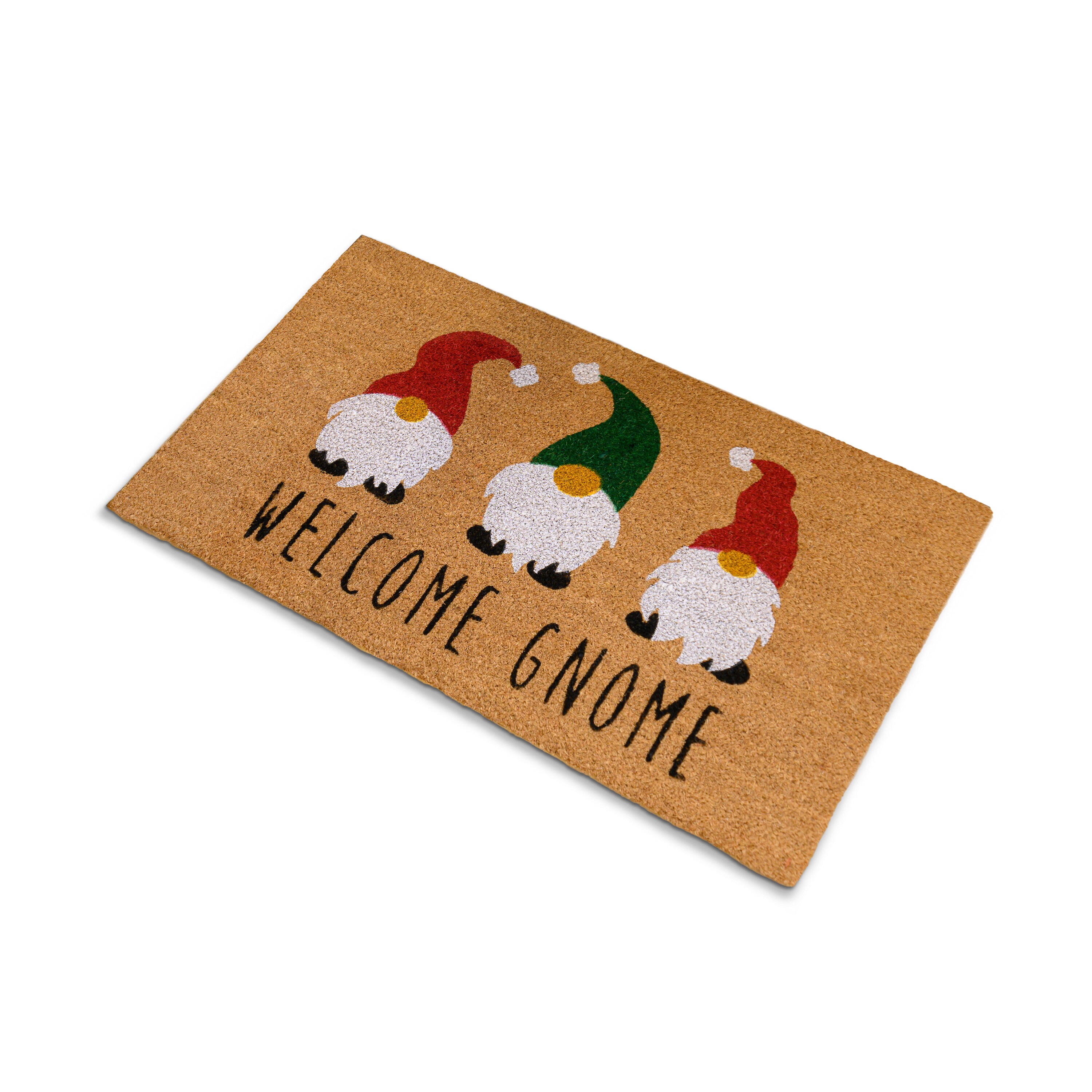 MAINEVENT Coir Welcome Mat - Welcome Gnome 30x17 Inch - Etsy