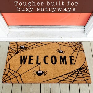 MAINEVENT Spiderweb Doormat 30x17 Inch, Spiderweb Door Mat, Spider ...